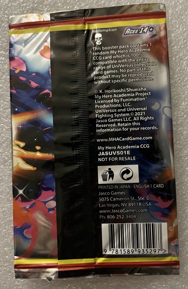 My Hero Academia Plus Ultra Booster Pack | eBay