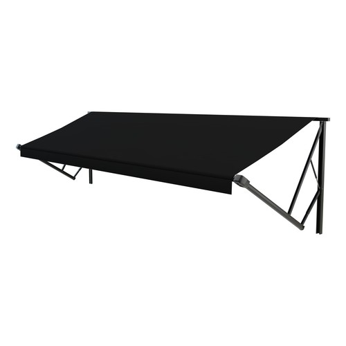 Solera Awnings V000211518 - Power & Hybrid™ 20'W x 8'Ext. Black Vinyl ...