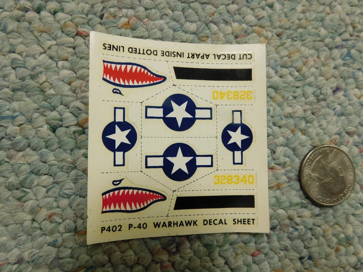 P40 Warhawk Decals