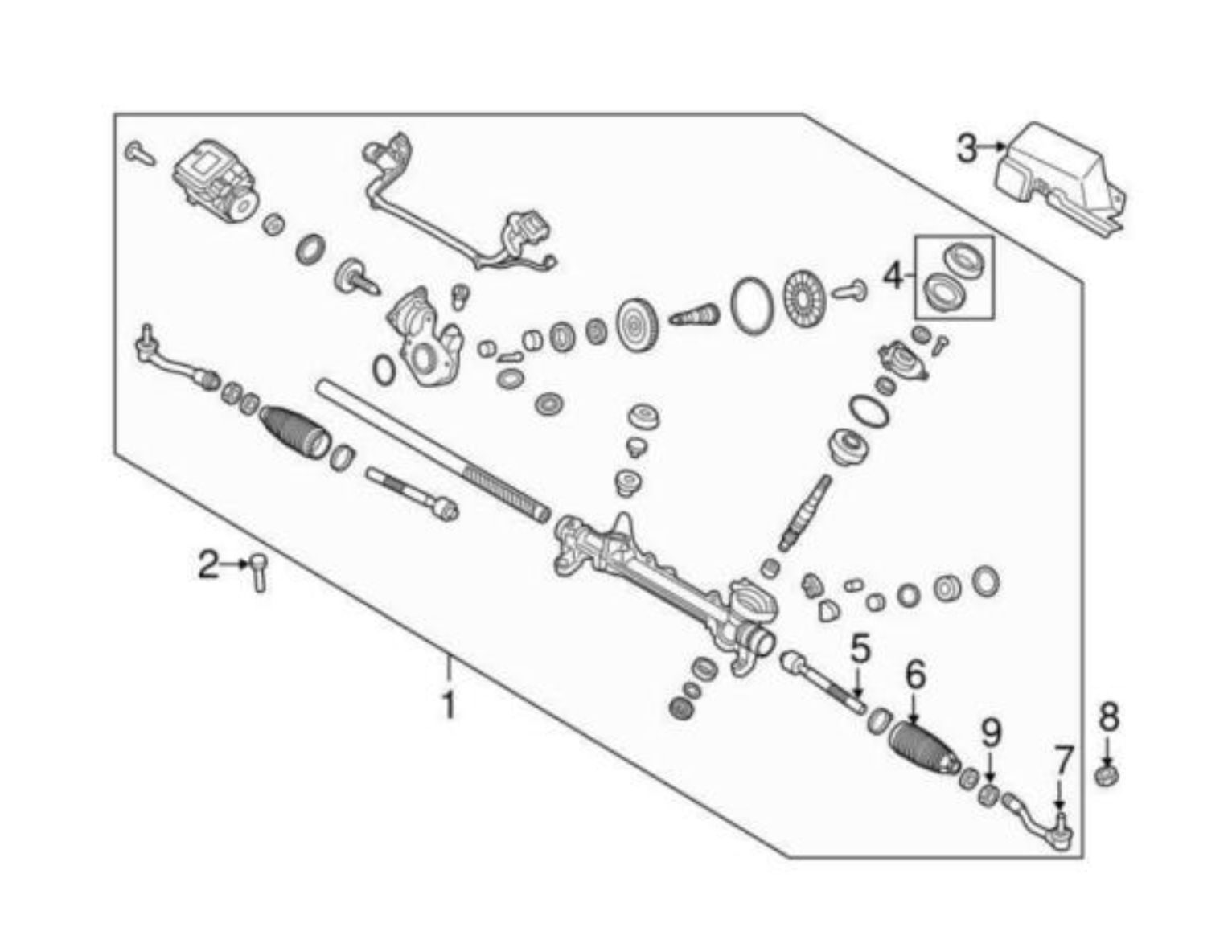 OEM 56825-H8000 END ASSY-TIE ROD,RH Right FedEx/Ups# for Kia Stonic ...