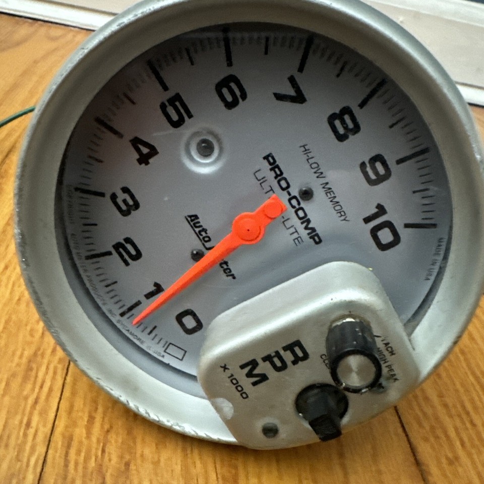 Autometer Pro Comp Ultra Lite Hi-Low Memory Tachometer 5” | eBay