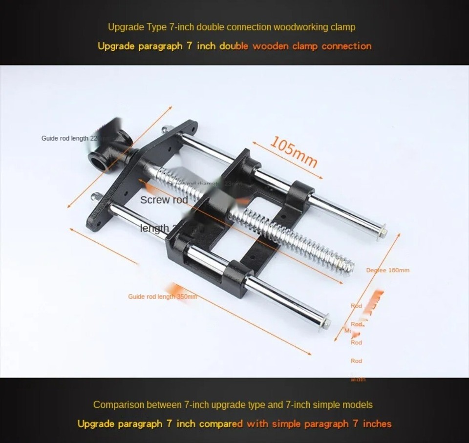 Woodworking Table Clamp Clamp Table Guide Bar Operating Table Clamping ...