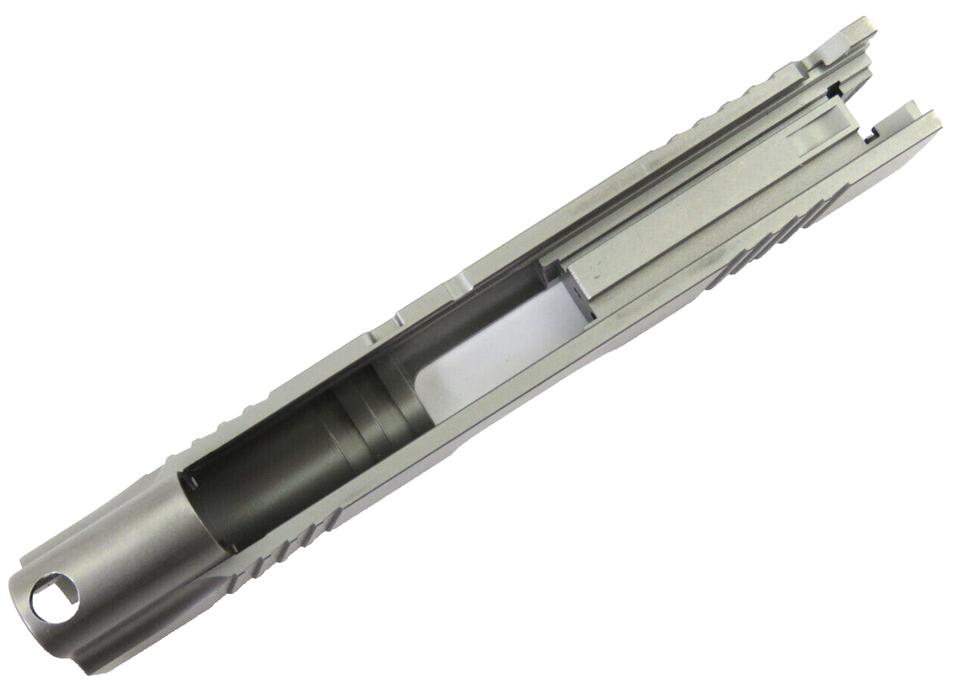 1911 .45 ACP 45 Auto Commander 4.25" Stainless BULL Slide RMSc Optic ...