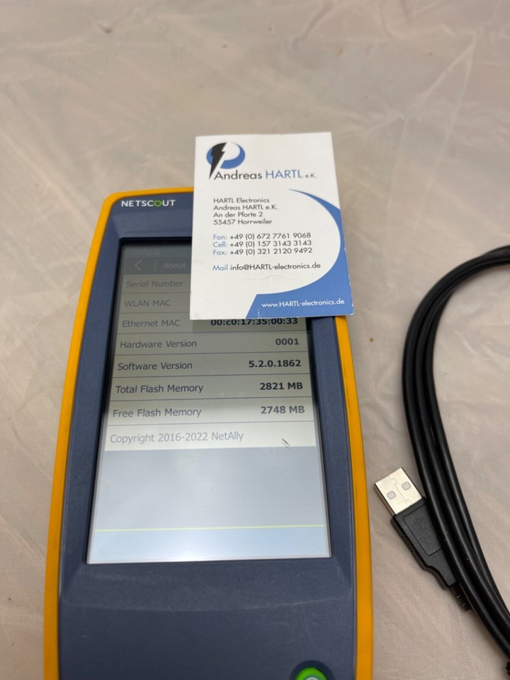 NETALLY NETSCOUT Aircheck G2, KEIN Gold notwendig ! Firmware 5.2 ...