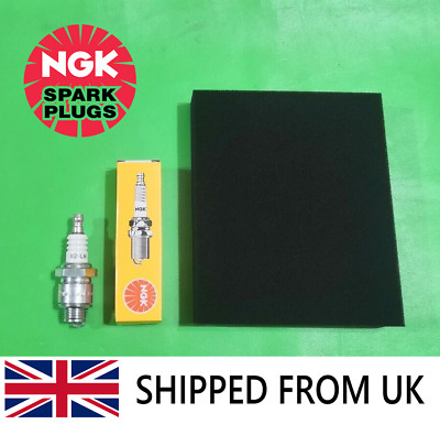 Mountfield RV150 SV150 V35 Service Kit Genuine NGK B2LM Spark Plug ...