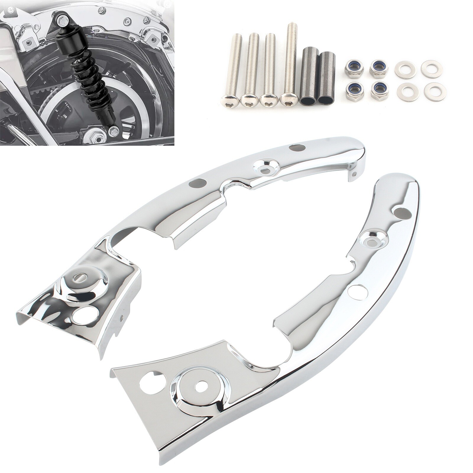 Rear Fender Strut Covers For Harley Touring 2009-2013 Road King Electra ...