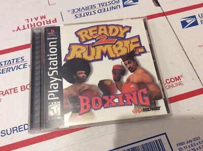 READY 2 RUMBLE BOXING (Sony PlayStation 1, 1999) PS1 COMPLETE W/ Manual ...