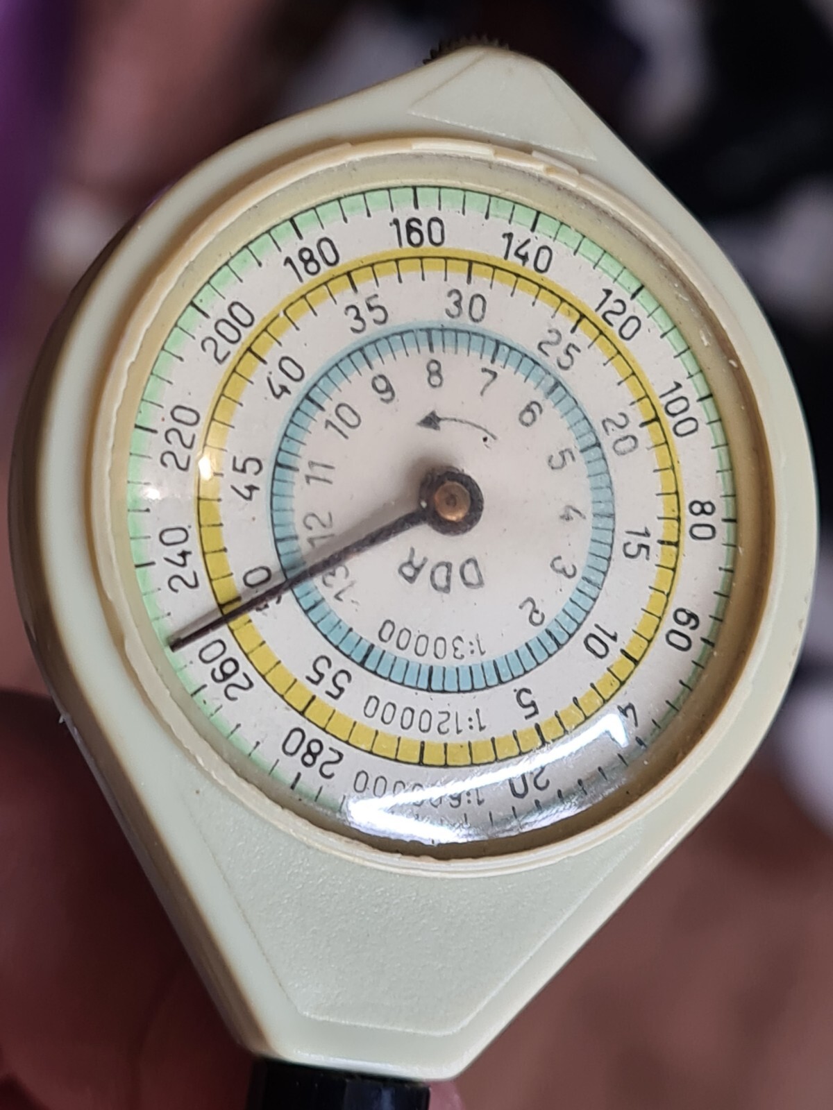 Vintage Mechanical Curvimeter Map Measurer Measuring Instrument DDR ...