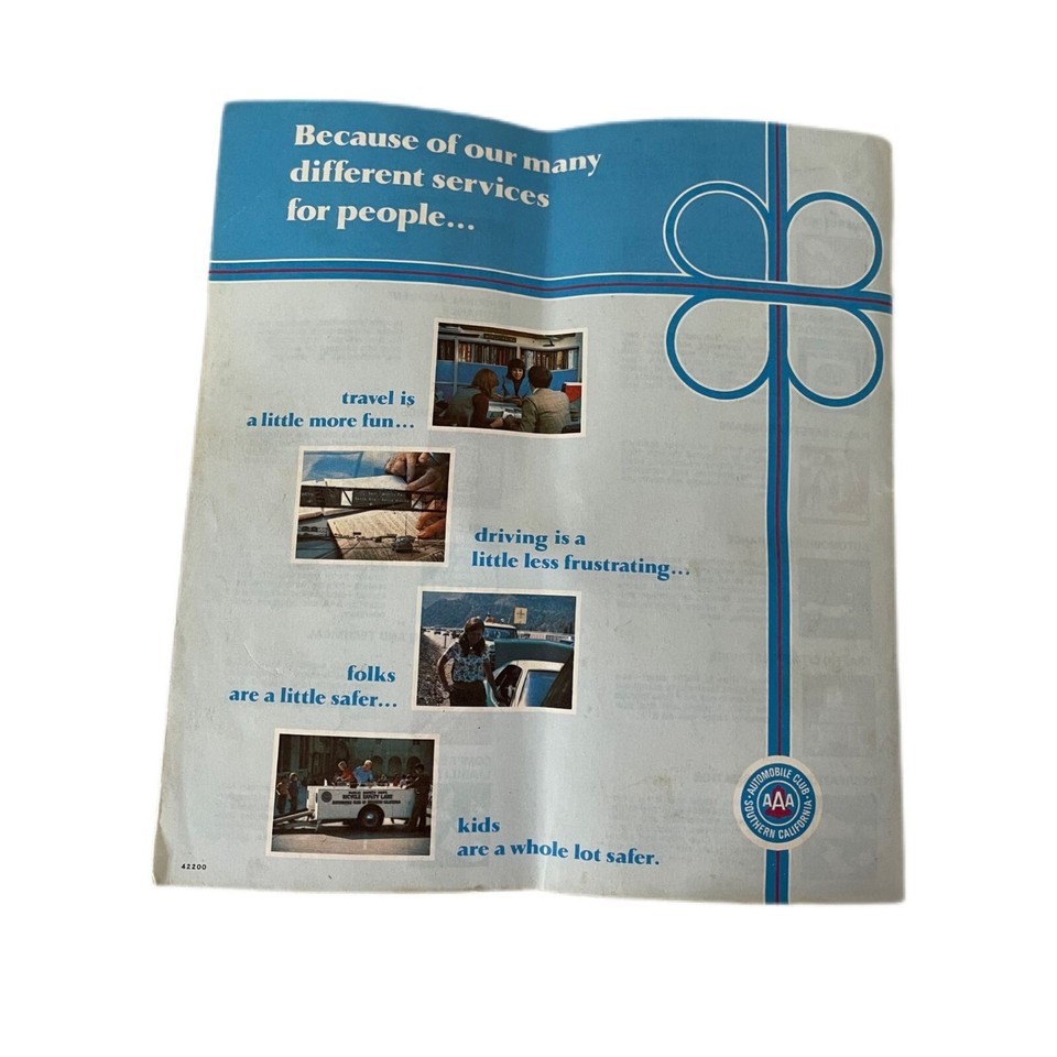 AAA Orange County Street Map Book Dated July 1973 Cover Torn (#50) | eBay