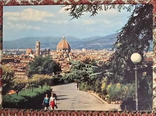 FLORENCE, FIRENZE, ITALY-GENERAL VIEW, 1970s PHOTO PANORAMA, VINTAGE ...