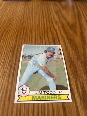 1979 Topps Jim Todd Seattle Mariners 103 Free Shipping | eBay