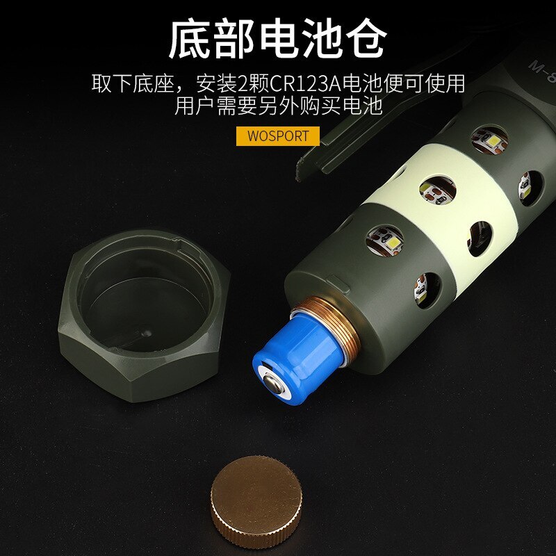 Emergency Flash Light Tactical Cosplay Nylon Dummy M84 Flashbang ...