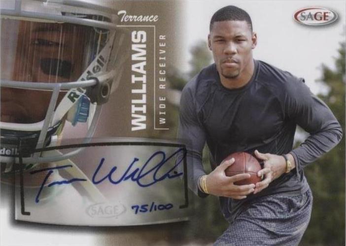 2013 SAGE - Autographs Terrance Williams #59 Gold /100 (AU, RC) for ...