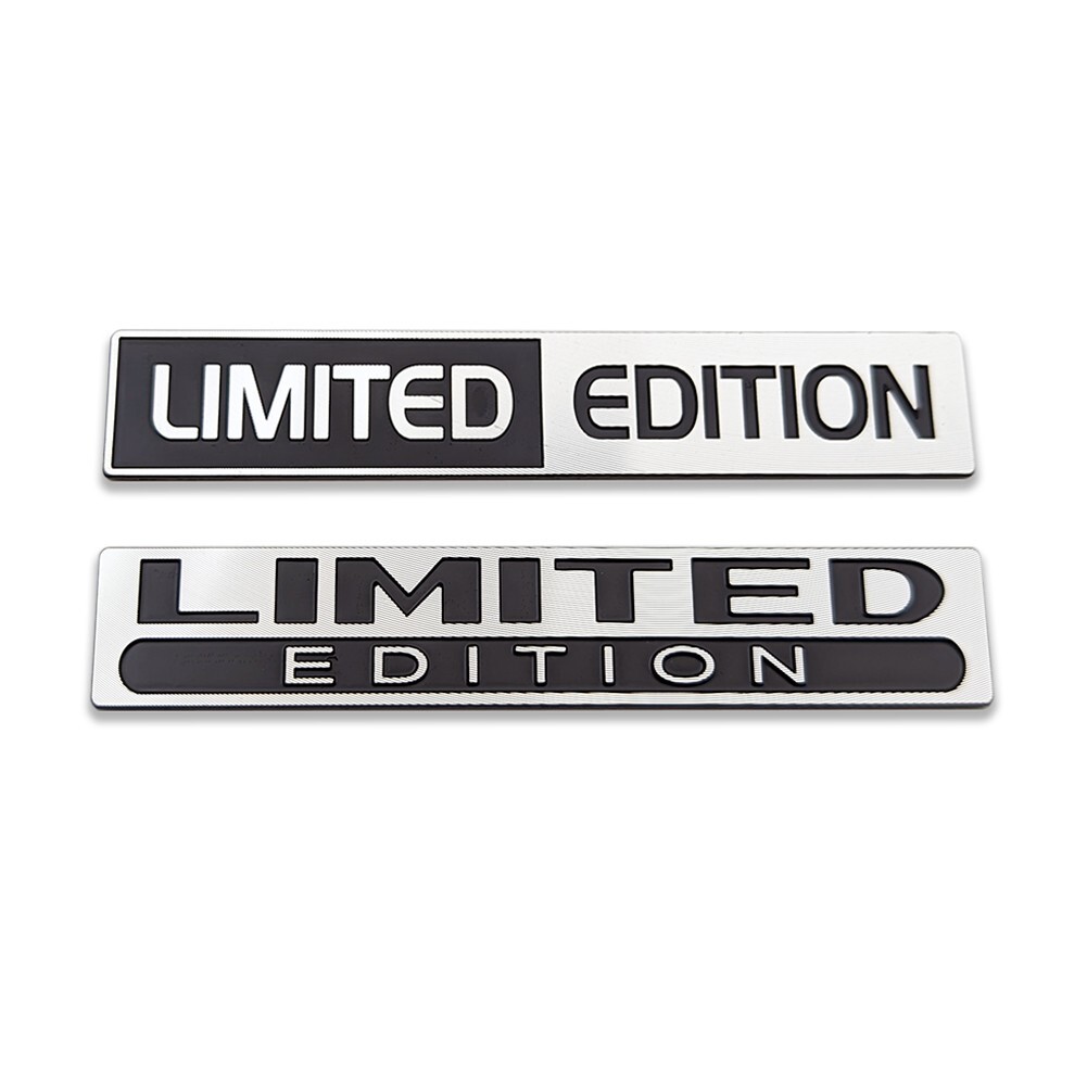 Pair Metal Limited Edition Car Emblem Side Fender Bagde Door Sticker ...