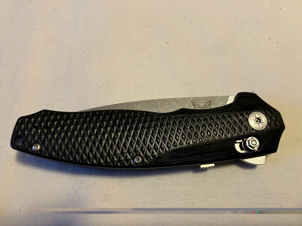 Vintage Benchmade 495 Vector Assisted Opening Knife w/Pouch- Excellent ...