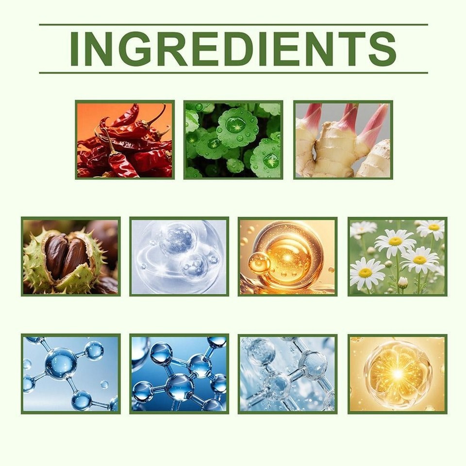 FlowBoost Edema Drain Herbal Roll on Reduces Swelling, NEW Care Leg ...