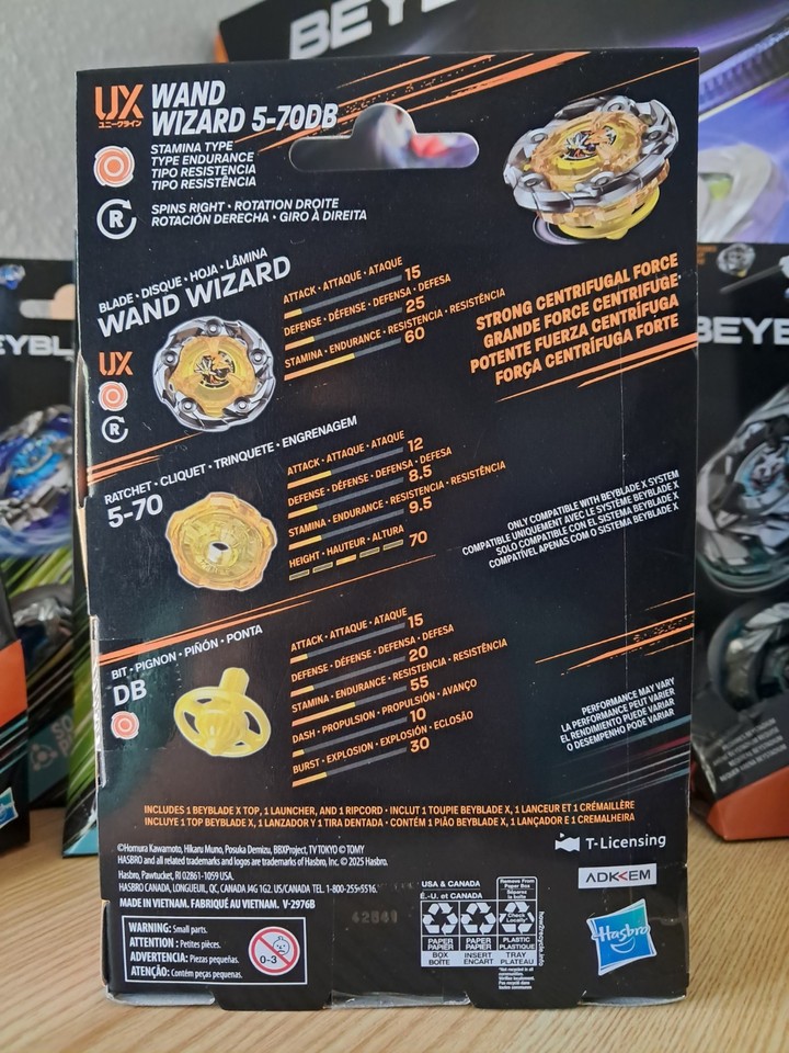 Beyblade X Wand Wizard Rod 5-70DB Hasbro Takara Tomy | eBay