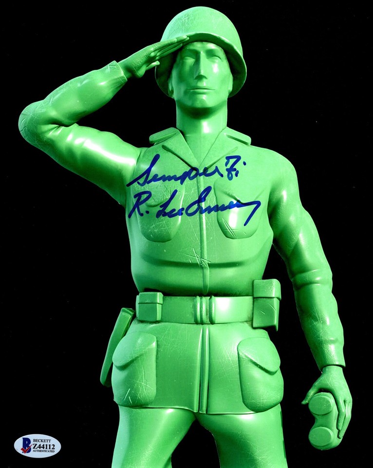 R LEE ERMEY Signed Autograph 8x10 Photo BAS Beckett COA Disney Toy ...