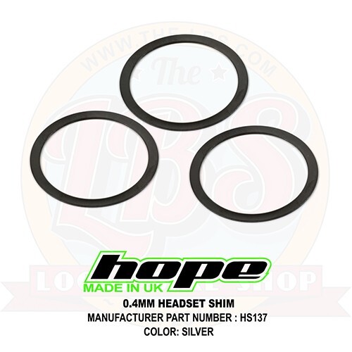 Hope Headset 07 0.4mm Shim HS127 Silver - Set of 3 - Brand New | eBay