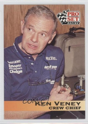 1992 Pro Set NHRA Crew Chief Ken Veney #155 | eBay