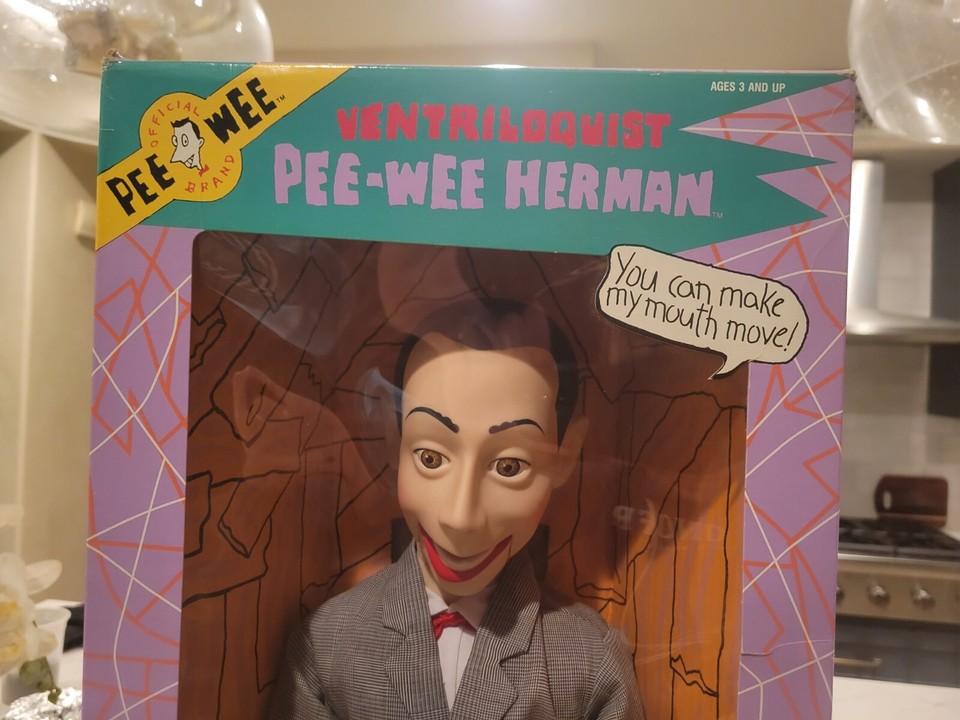 PEE WEE HERMAN VENTRILOQUIST DOLL. 26" TALL, RARE MINT IN BOX 1989 | eBay