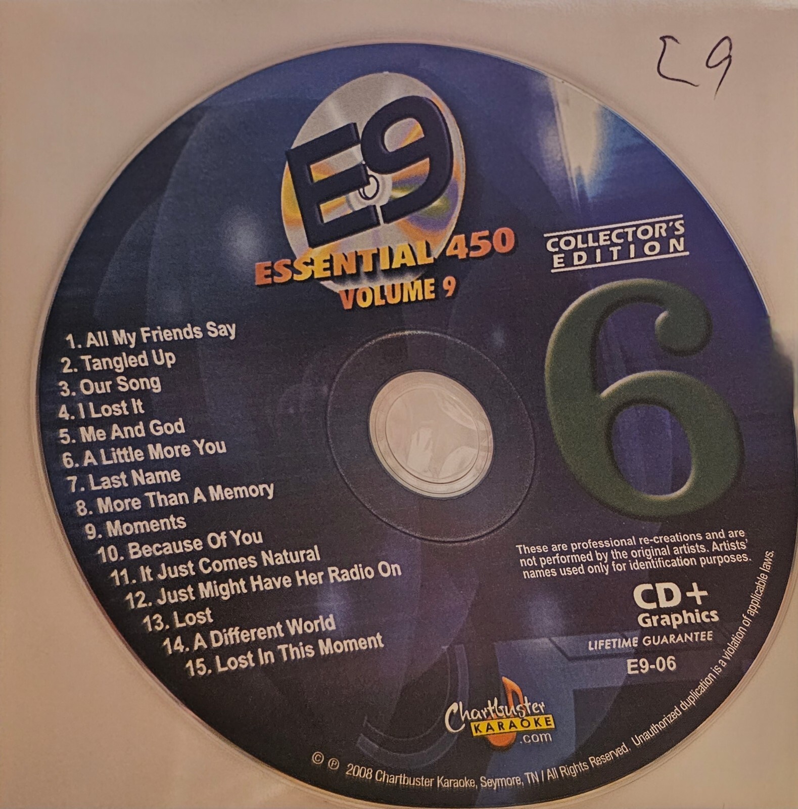 E9 06 ESSENTIAL 450 COLLECTION CHARTBUSTER KARAOKE CDG | eBay