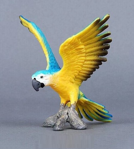 Macaw Parrot Bird Animal Toy PVC Action Figure Kids Toys Party Children ...