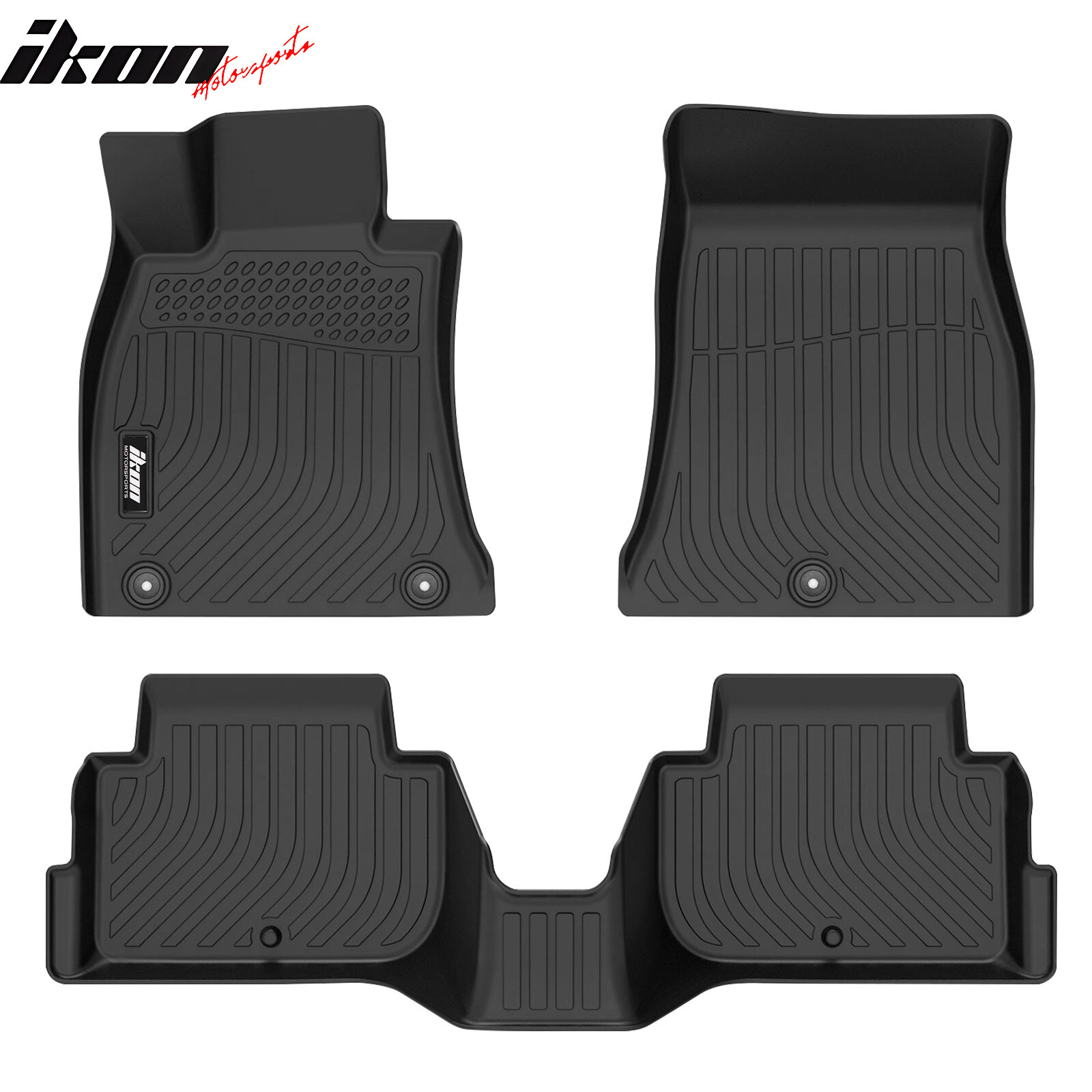 Fits 18-23 Kia Stinger RWD Floor Mats All Weather TPE 3D Carpets Liner ...