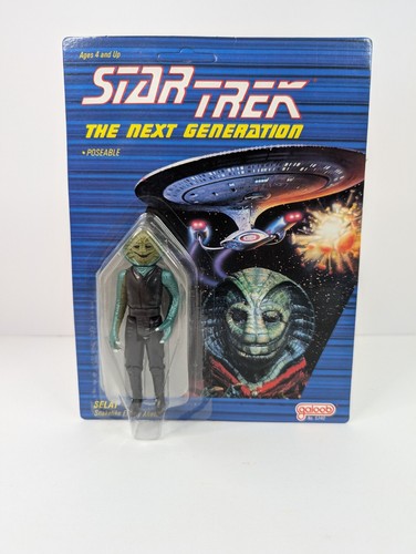 1988 Star Trek The Next Generation Selay Snakelike Alien Galoob Action ...