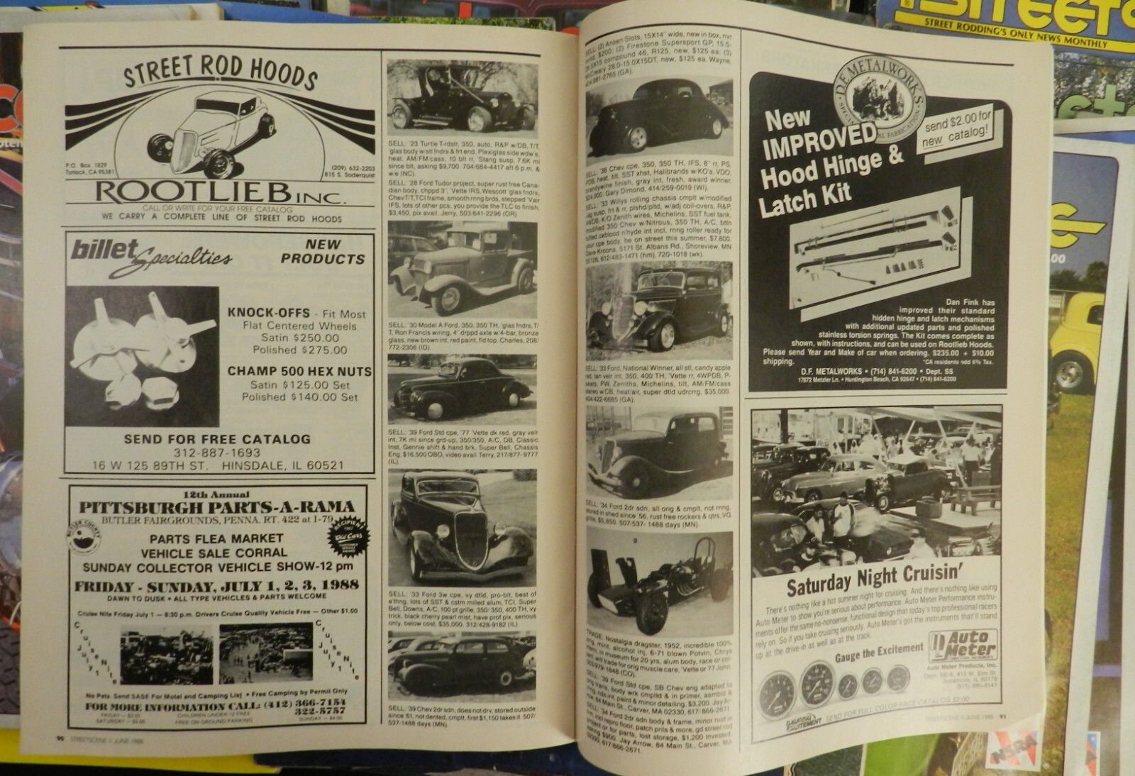Street Scene Magazine Hot Rods Car Culture NSRA Shows 1980's Lot of 94 ...