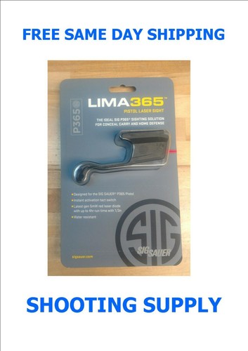 Sig Sauer LIMA365 P365 & P365XL Compact Red Laser Sight SOL36501 ...