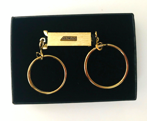 Vtg CHEVROLET ASTRO Double Key Fob Chevy Keychain Gold Tone Award New ...
