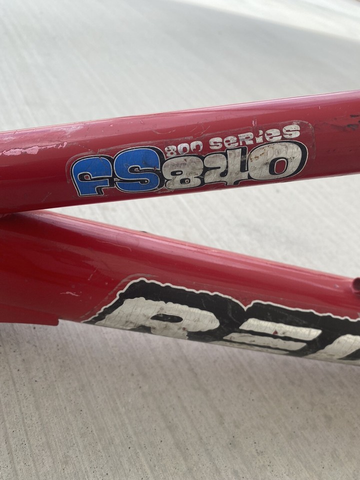 redline bmx frame 800 series fs 840 bmx vintage bmx frame ols school ...