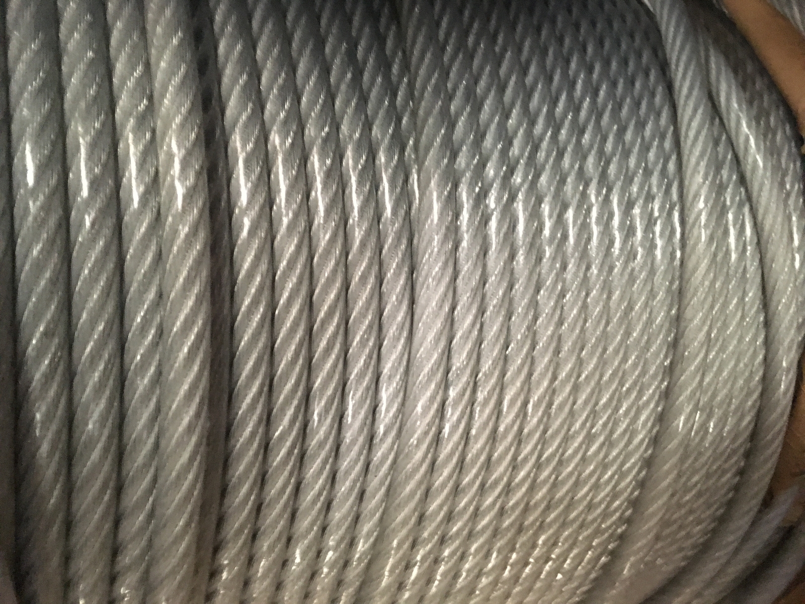 5/16"-3/8" Vinyl Coated Galvanized Aircraft Cable Steel Wire Rope 7x19 ...