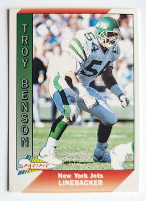 TROY BENSON 1991 Pacific Football #380 New York Jets | eBay
