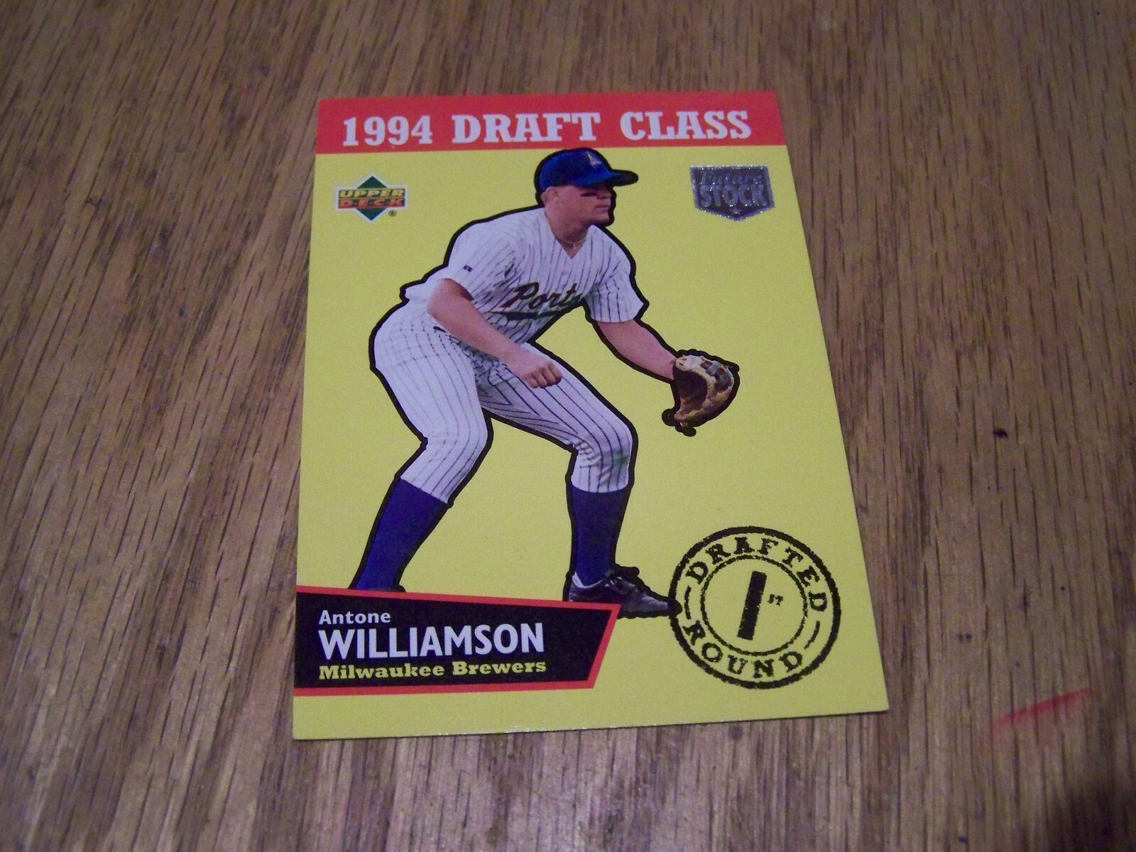 ANTONE WILLIAMSON 1994 DRAFT CLASS FUTURE STOCK DRAFTED 1ST ROUND CARD ...
