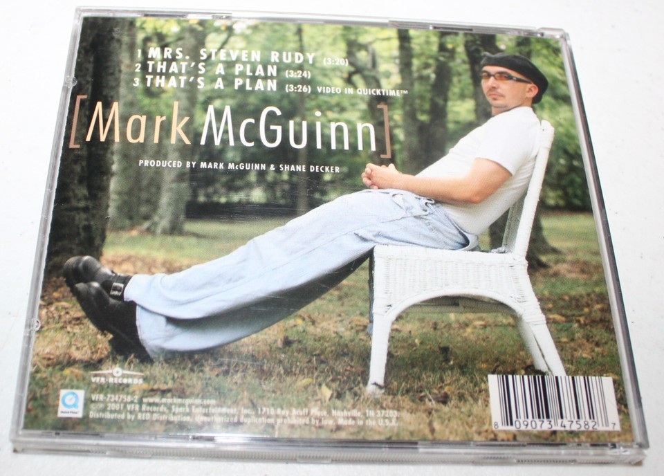 Mrs. Steven Rudy [Single] by Mark McGuinn (CD, 2001, VFR Records ...