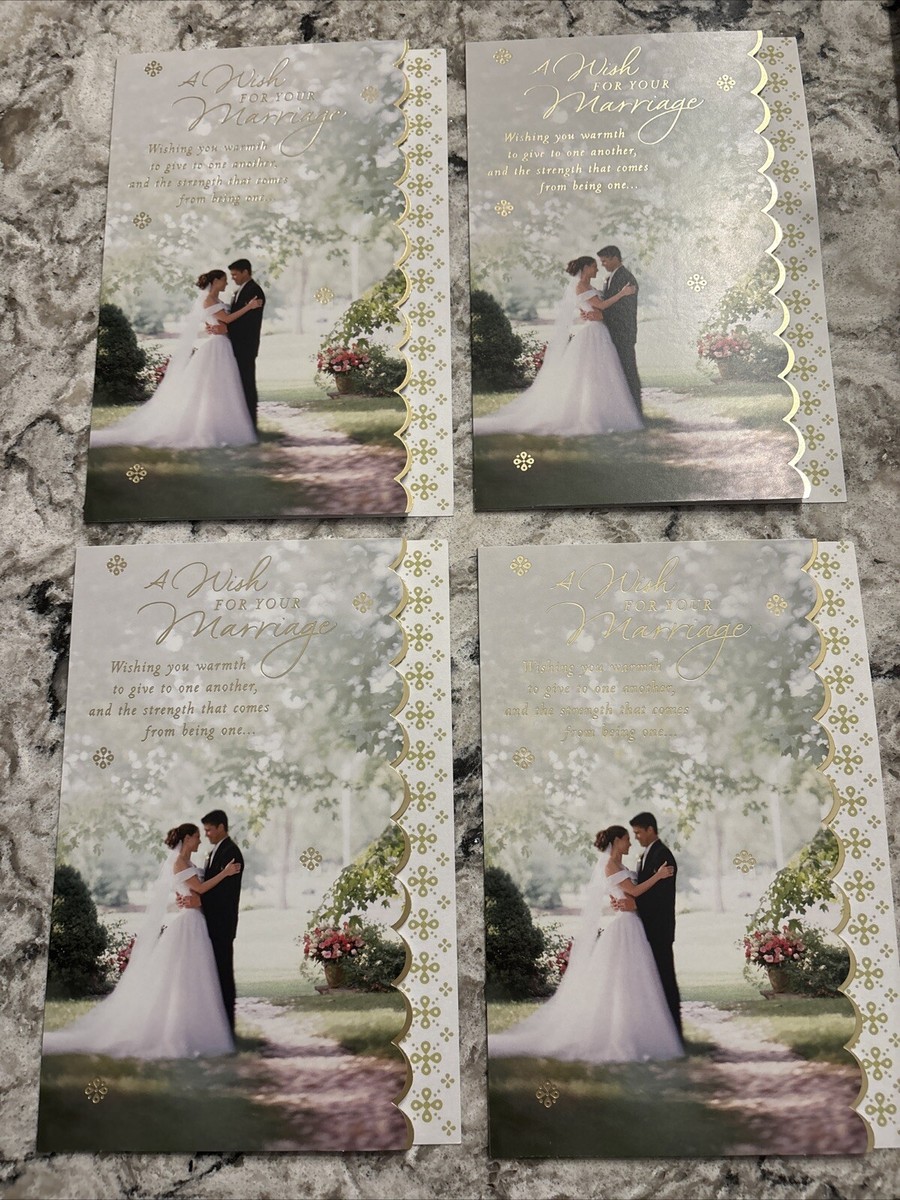 Hallmark Wedding Invitation Cards 4 Cards Wedding A Wish For Your