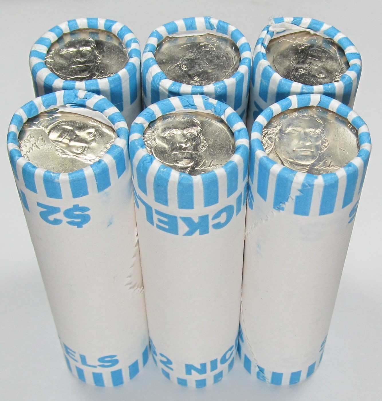 2009-P Jefferson Nickels OBW BU Roll - 40 Uncirculated Coins