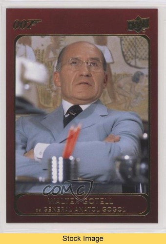 2020 James Bond Villains & Henchmen Red General Gogol Walter Gotell #30 ...
