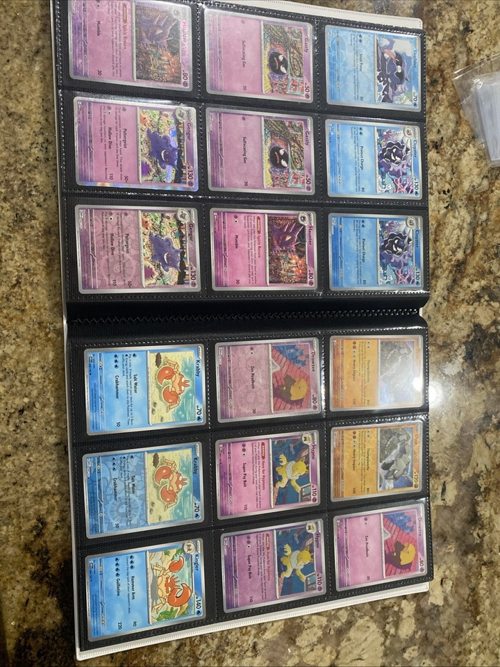 Pokemon 151 Scarlet and Violet English Master Set COMPLETE WITH NO ...