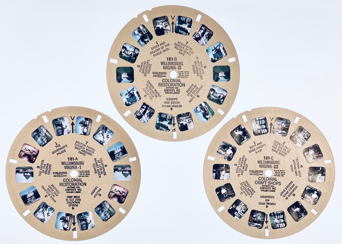 View Master Reel Set 181 A,B,C | eBay