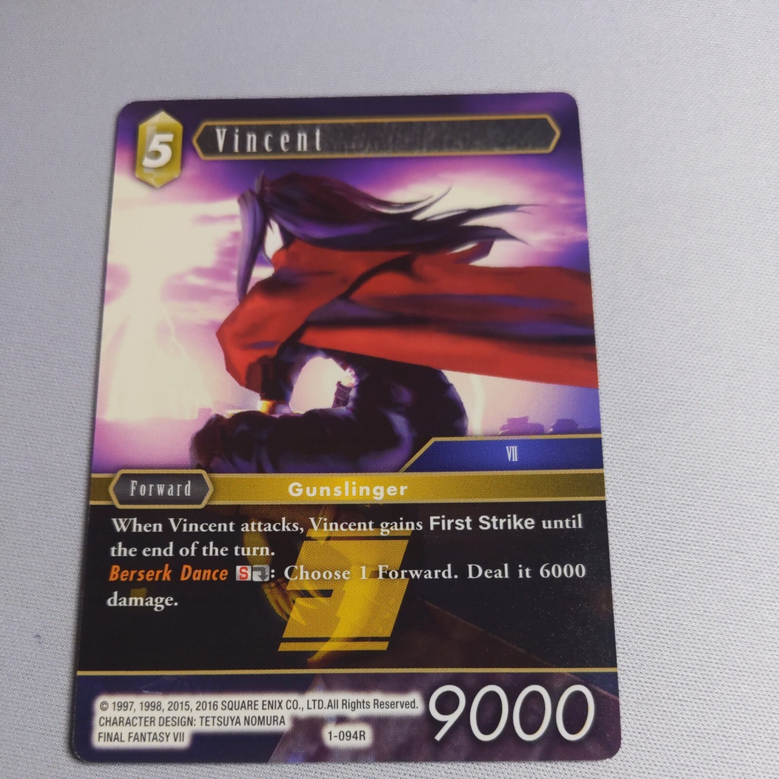Final Fantasy TCG Opus I Vincent 1-094R | eBay