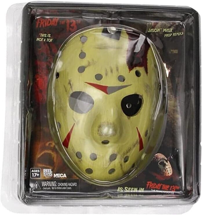 NECA FRIDAY THE 13TH PART 4 JASON VOORHEES 1:1 PROP REPLICA MASK BRAND ...