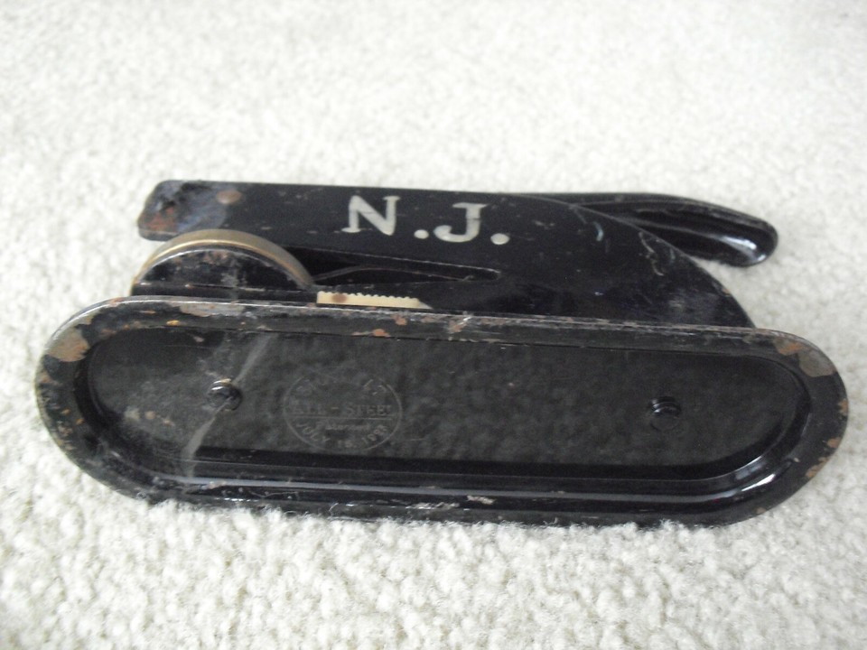 Antique Cast Iron Notary Press Stamp Seal 1928 American Stores Company ...