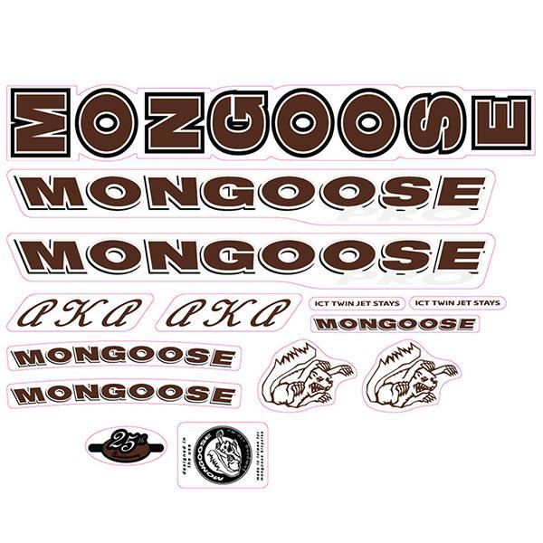 Old School Mongoose Stickers