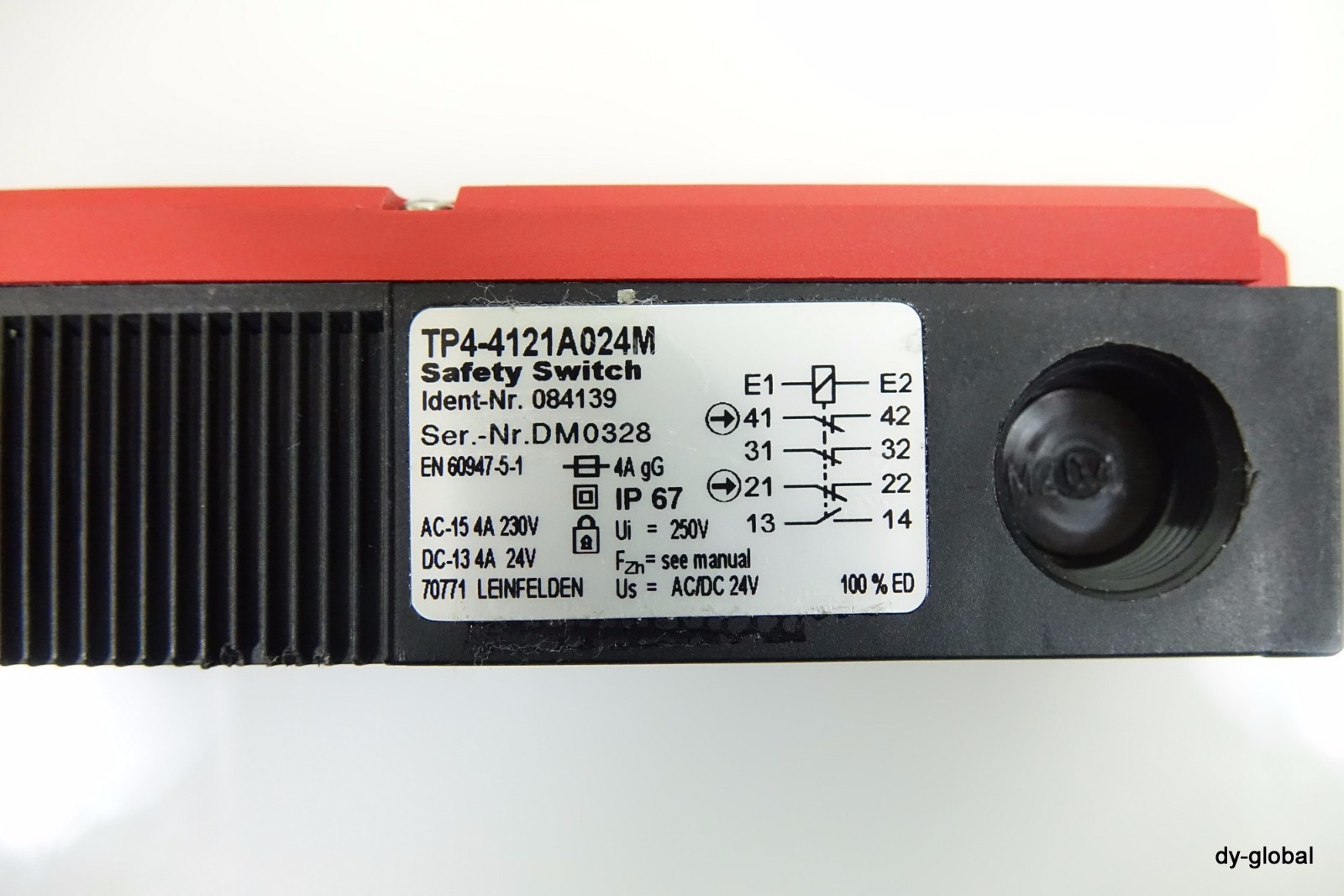 EUCHNER Used Lot of 4 TP4-4121A024M Safety Switches actuat 084139 SEN-I ...