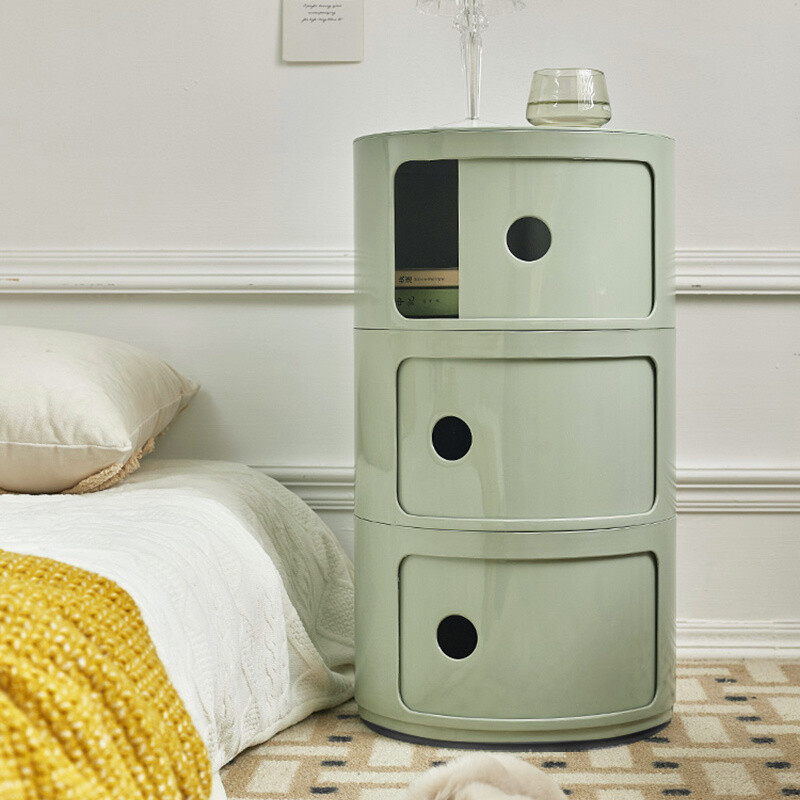 2/3/4/5 Drawers Round Storage Unit Bathroom Cabinet Chest Cupboard Side ...