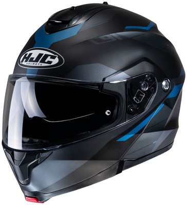 HJC C91 Karan Modular Motorcycle Helmet Blue XXL | eBay