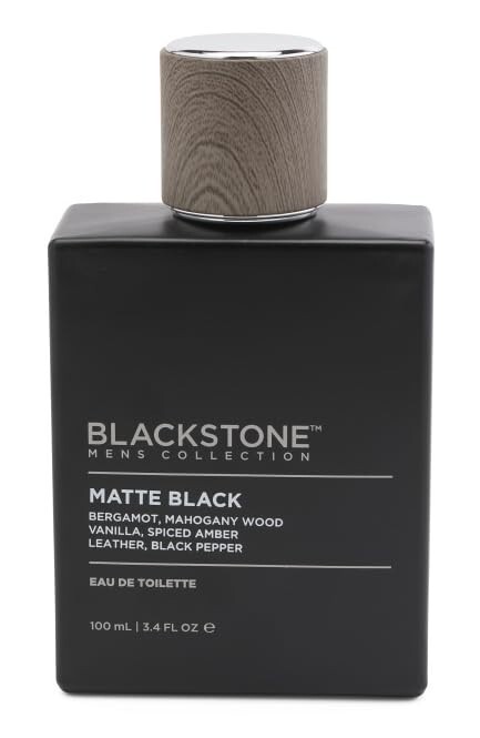 Blackstone Matte Black Men’s Collection Eau De Toilette 3.4 fl oz ...